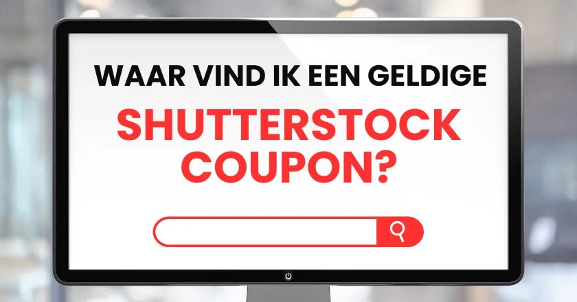 Waar vind ik een geldige Shutterstock coupon? Update 12 mei, 2026